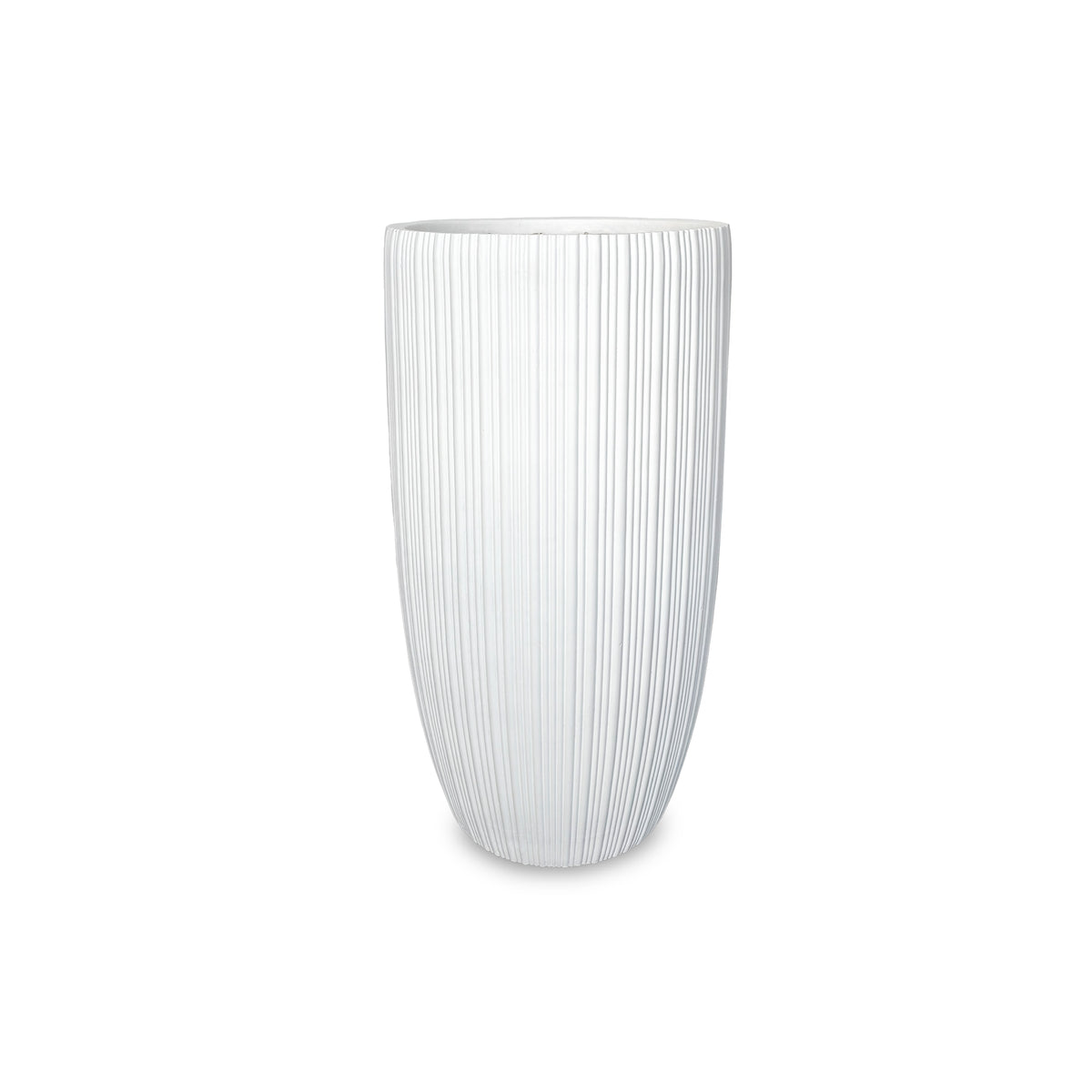 Matera XL Alta Fibro Arcilla 35x70cm | Blanca Texturizada - Tumatera.co