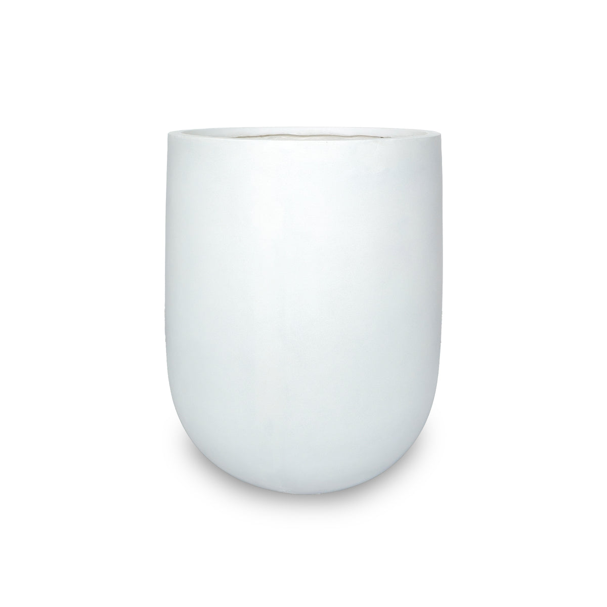 Matera Gigante Gota Lisa Fibro Arcilla 50x59cm | Blanca Monumental ...